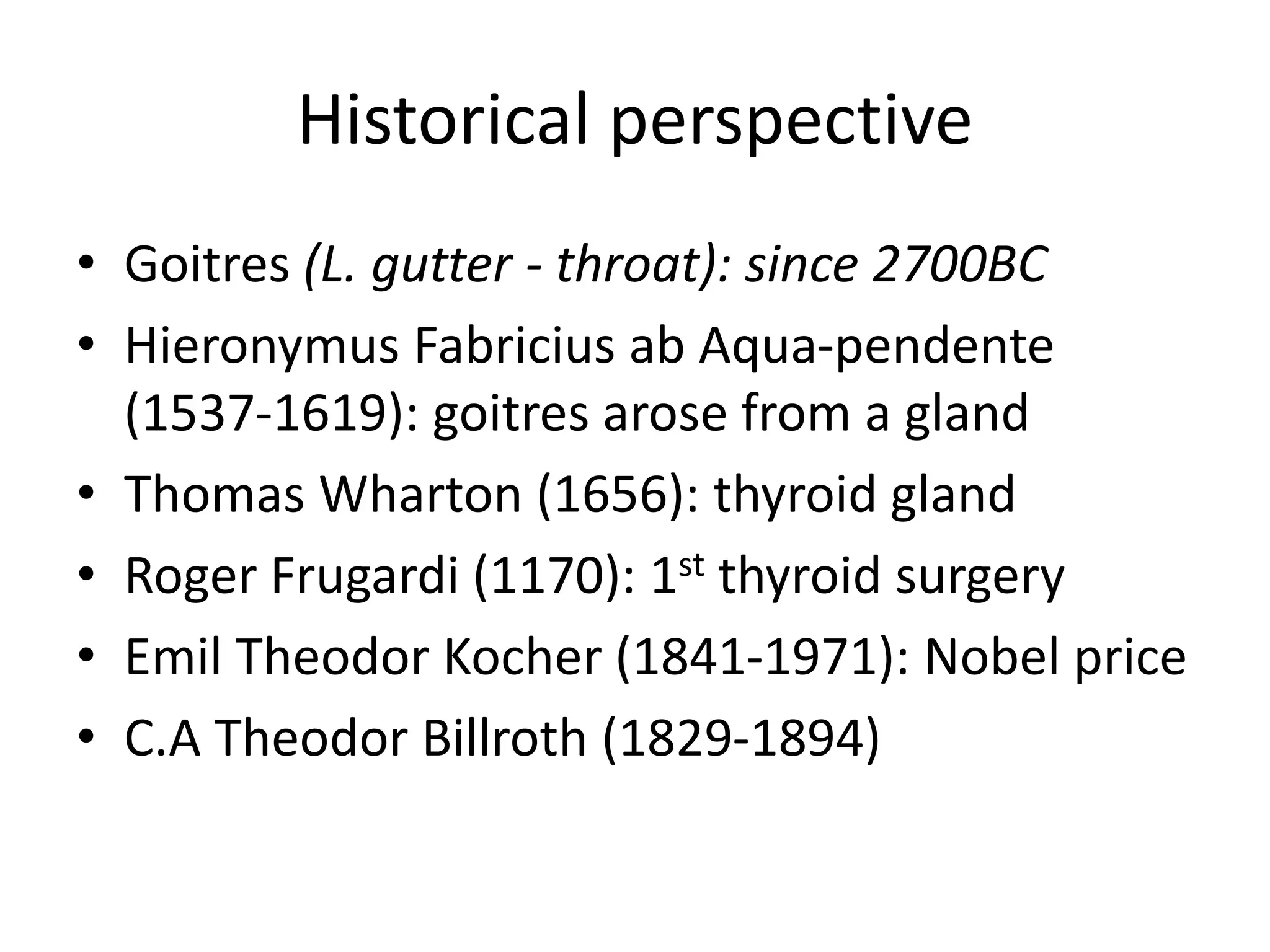 Surgical management of benign multinodular goitre | PPTX
