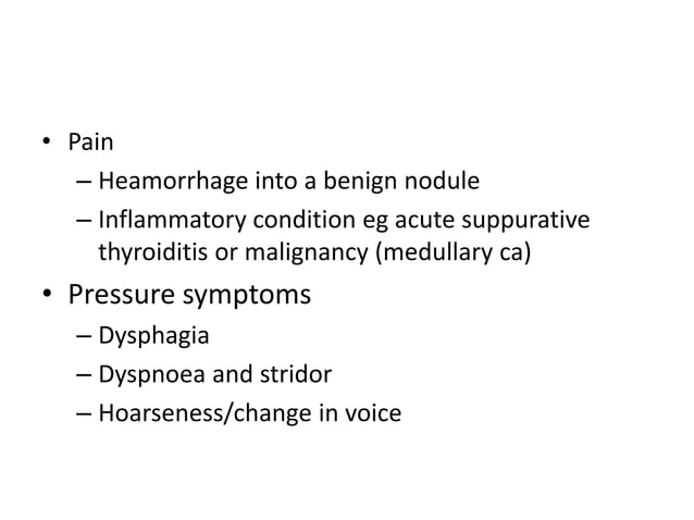 Surgical management of benign multinodular goitre | PPTX