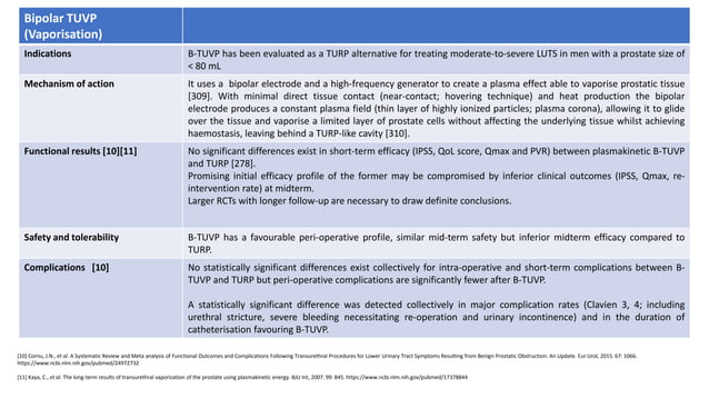 Surgical management of Benign Prostate Obstruction | PPTX