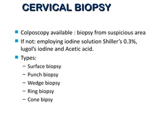 Surgical management of carcinoma cervix | PPT