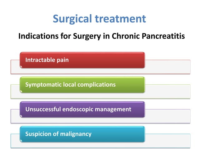 Surgical management of chronic pancreatitis. | PPTX | Digestive ...