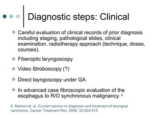 Surgical management of early laryngeal cancer dr.bhavin | PPTX