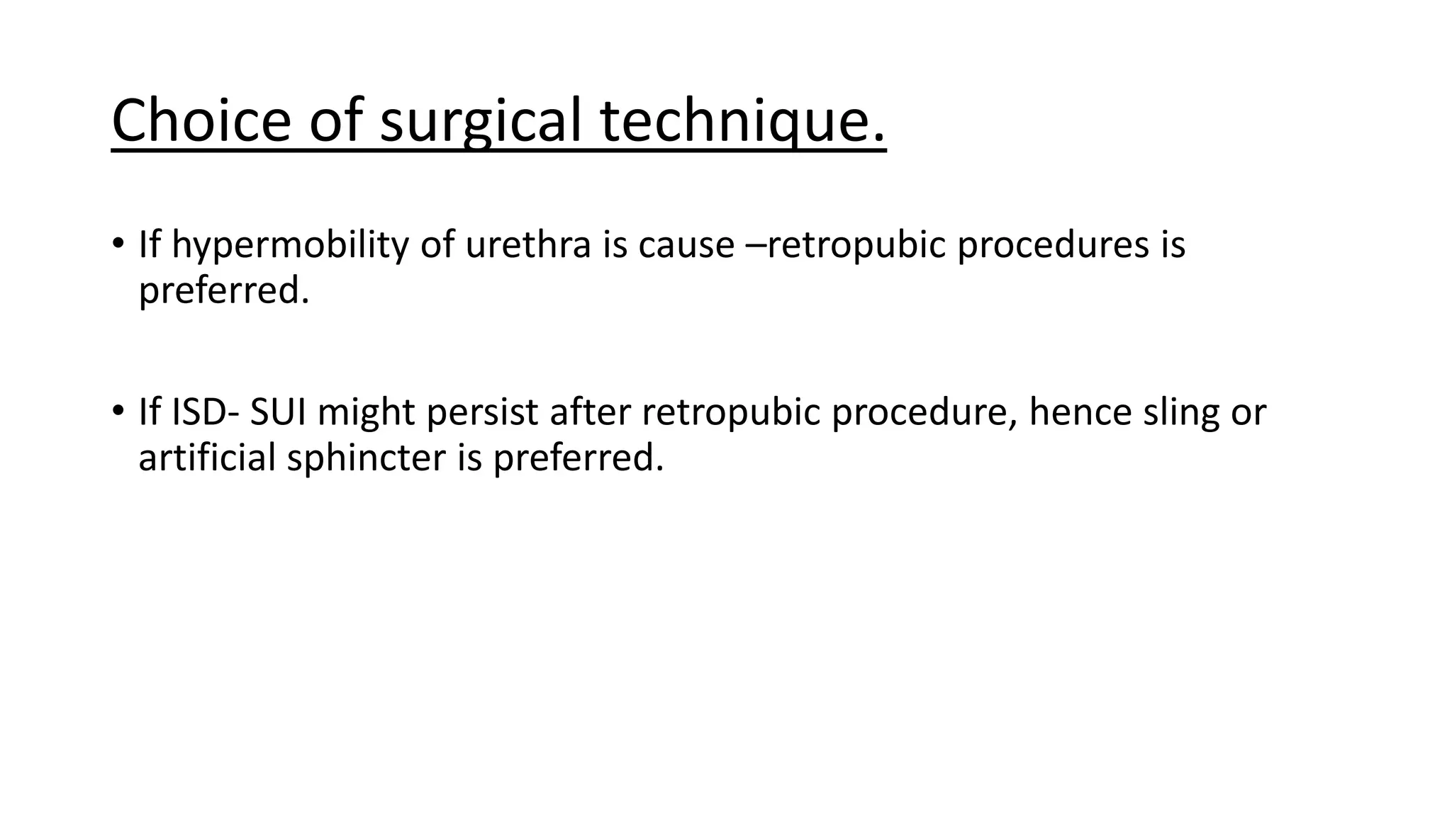 Surgical management of female stress urinary incontinence.pptx