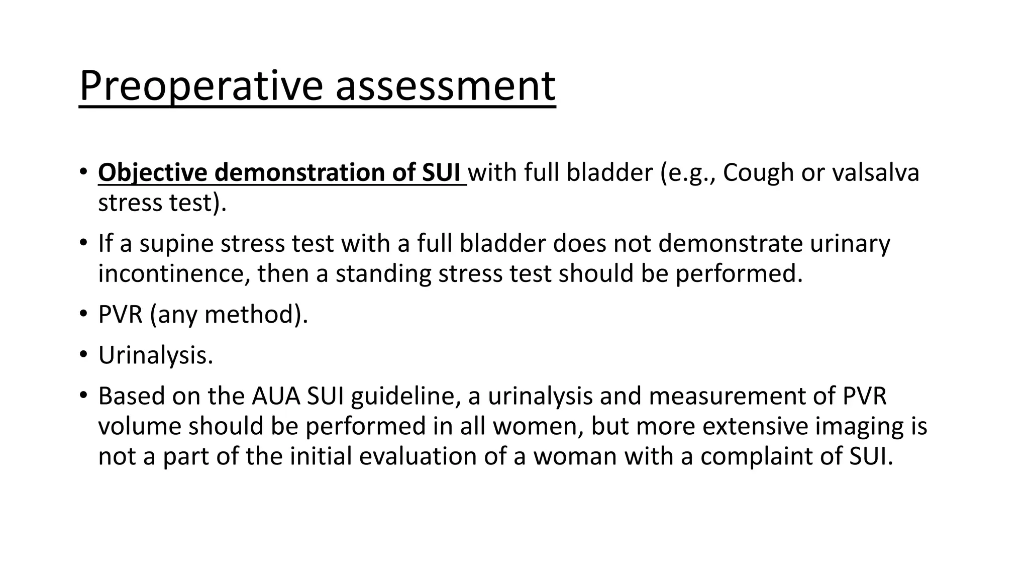 Surgical management of female stress urinary incontinence.pptx