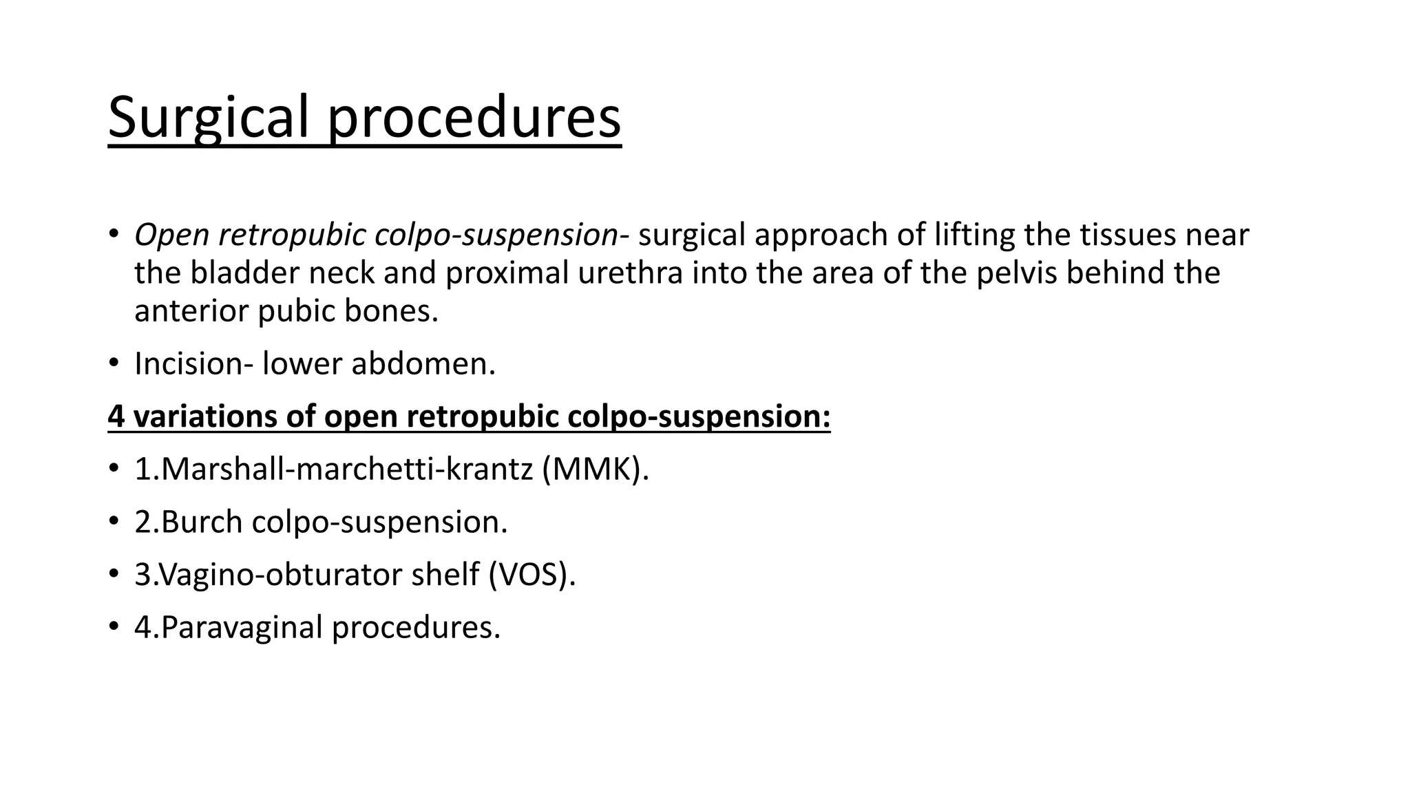 Surgical management of female stress urinary incontinence.pptx