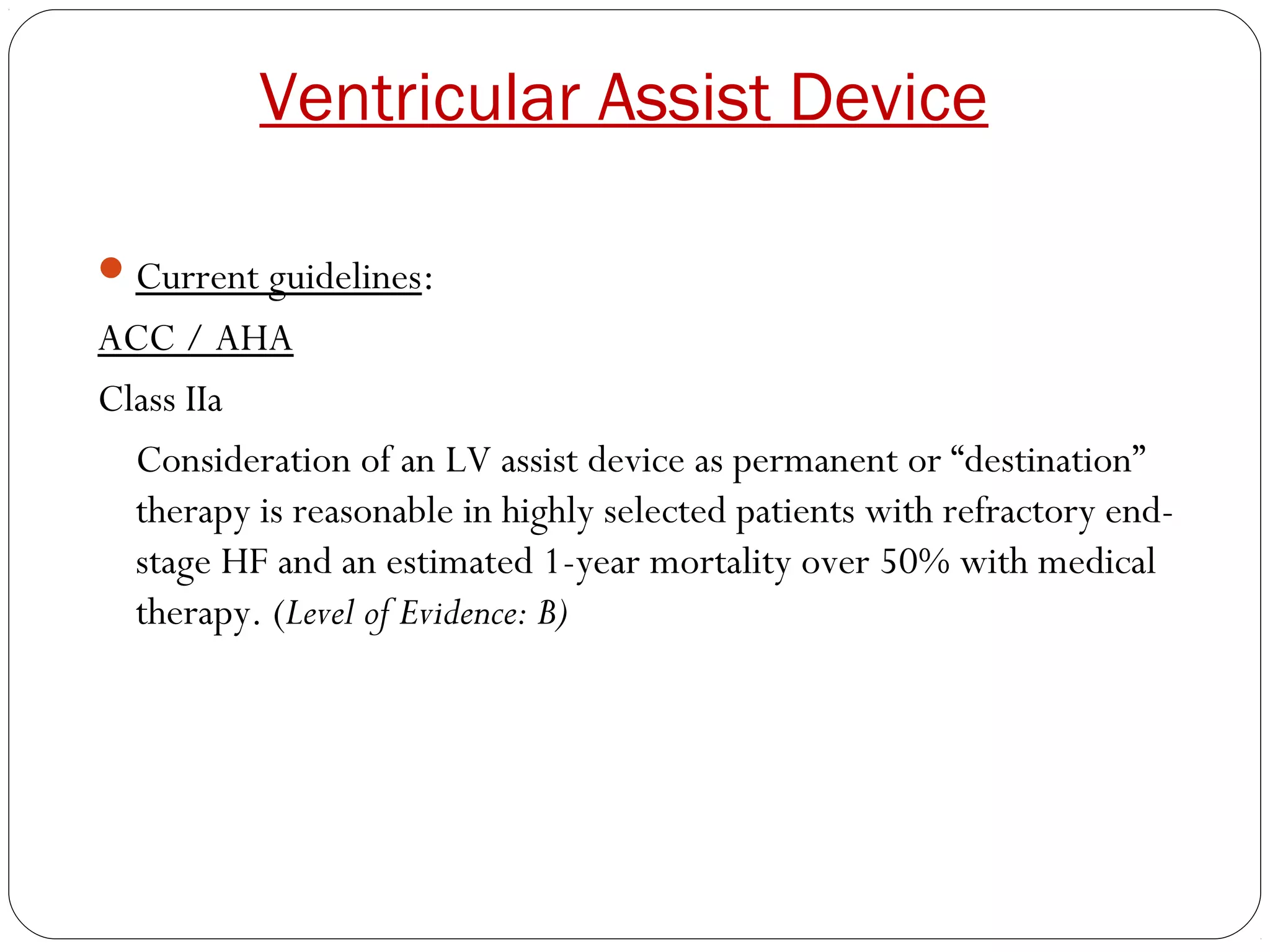 Surgical management of heart failure | PPT