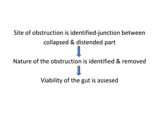 Surgical management of intestinal obstruction Shinjan Patra Medical ...