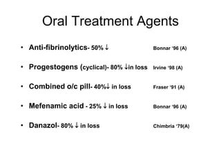 Surgical management of menorrhagia | PDF