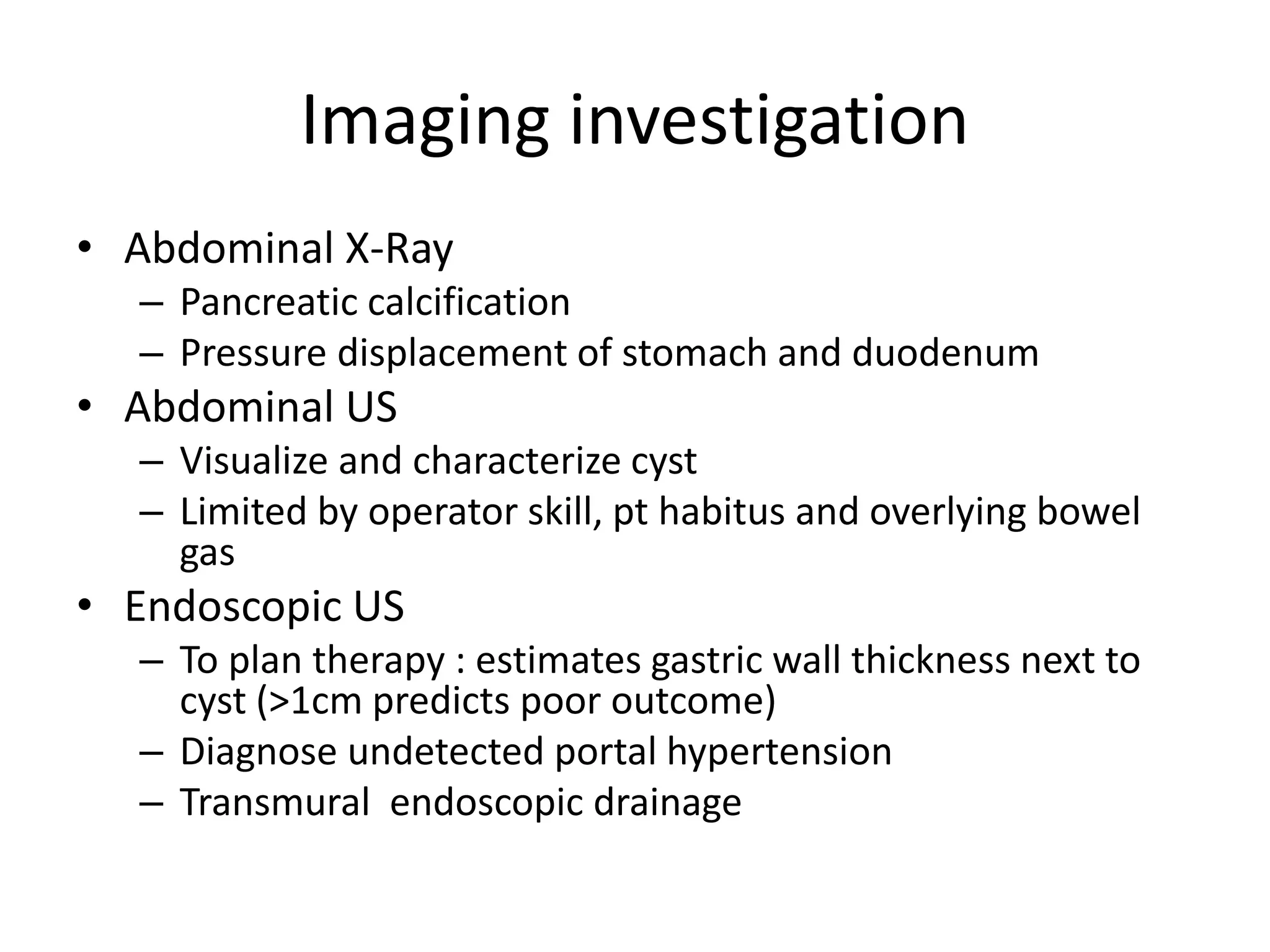 Surgical management of pancreatic pseudocyst..by dr chris alumona | PPTX