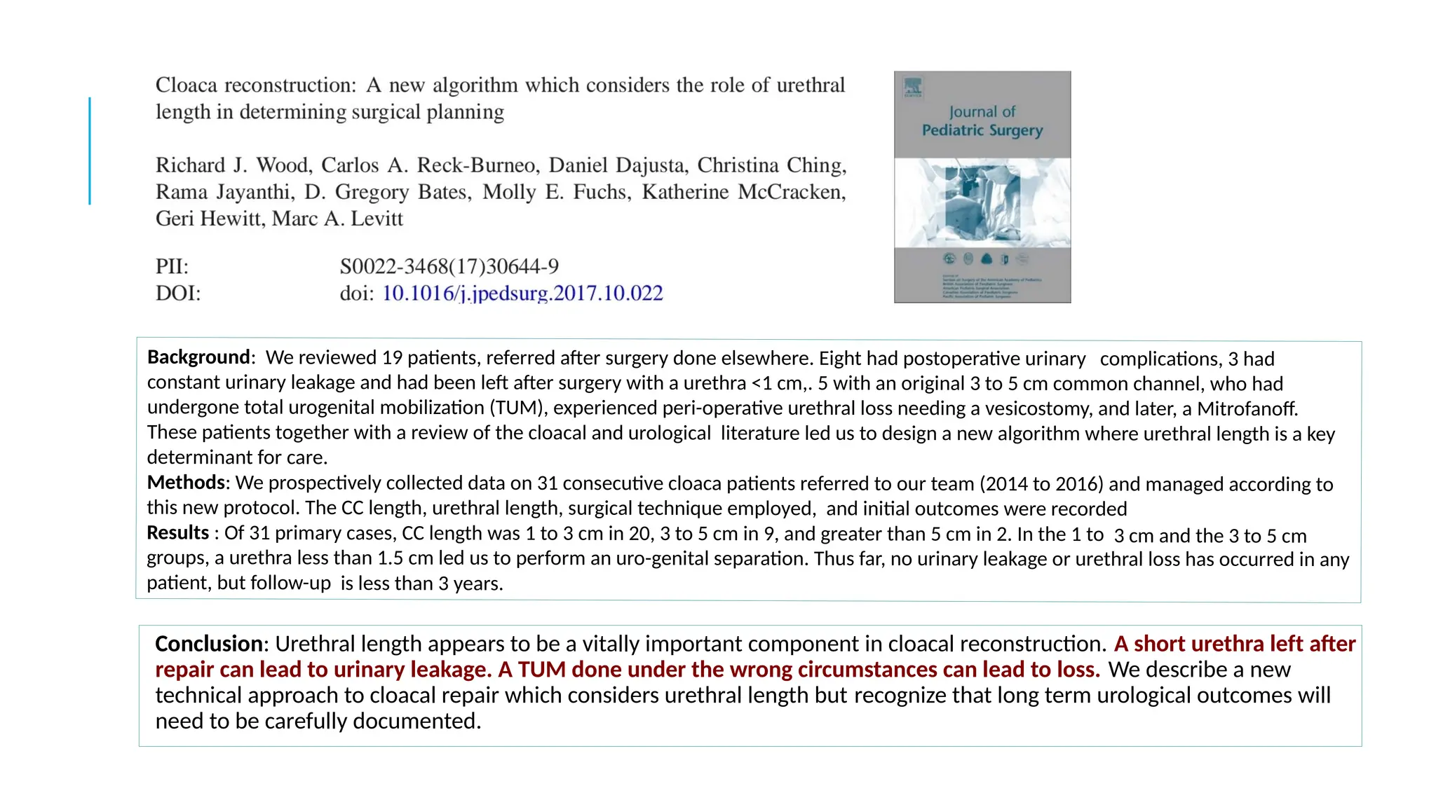 surgical management of Persistent cloaca (2).pptx