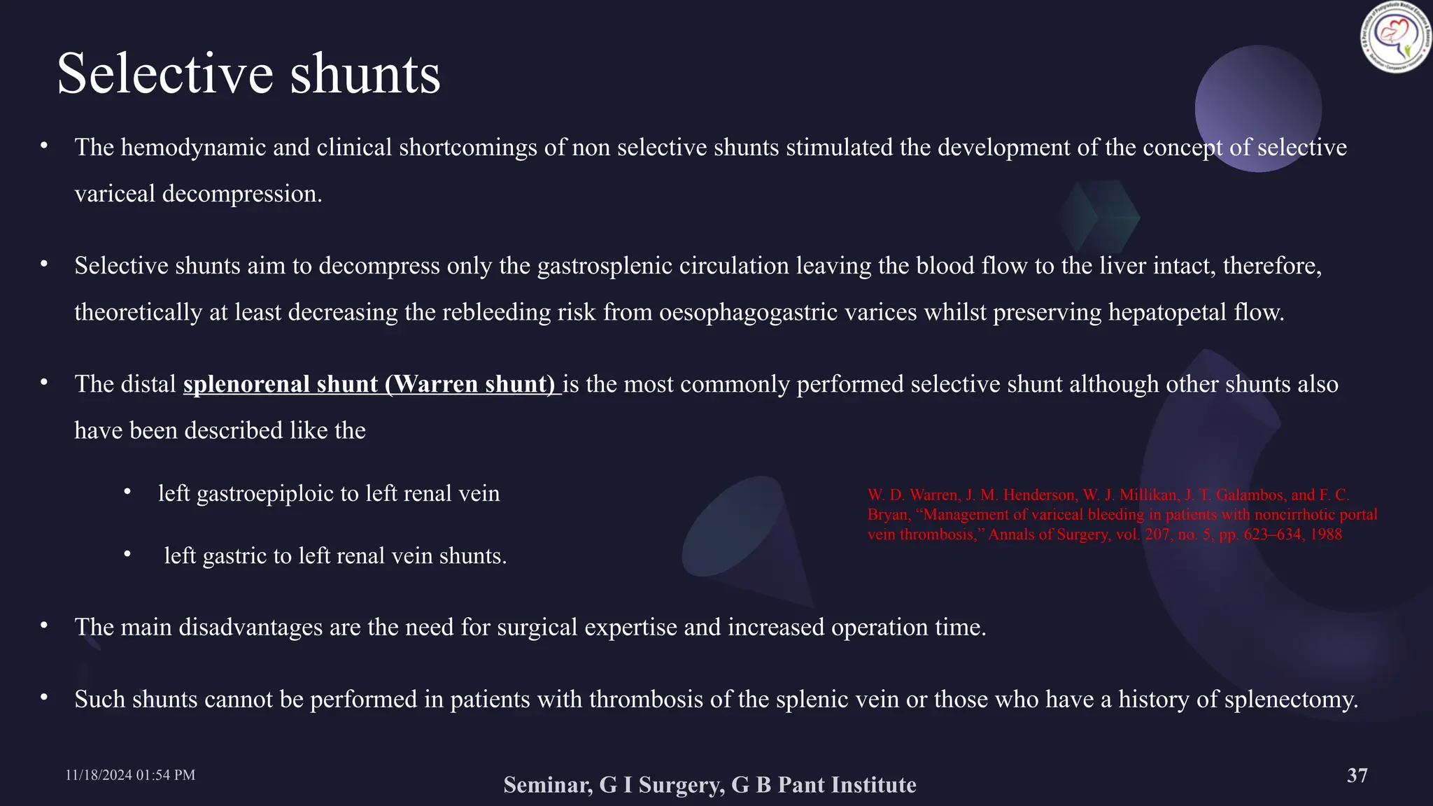 Surgical management of Portal Hypertension.pptx
