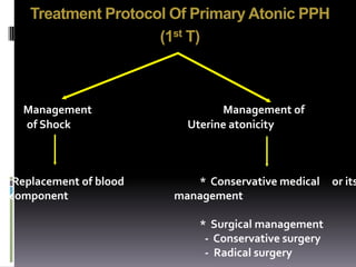 Surgical management of pph at tertiary center | PPTX