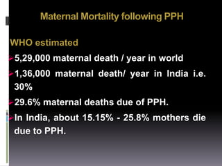 Surgical management of pph at tertiary center | PPTX