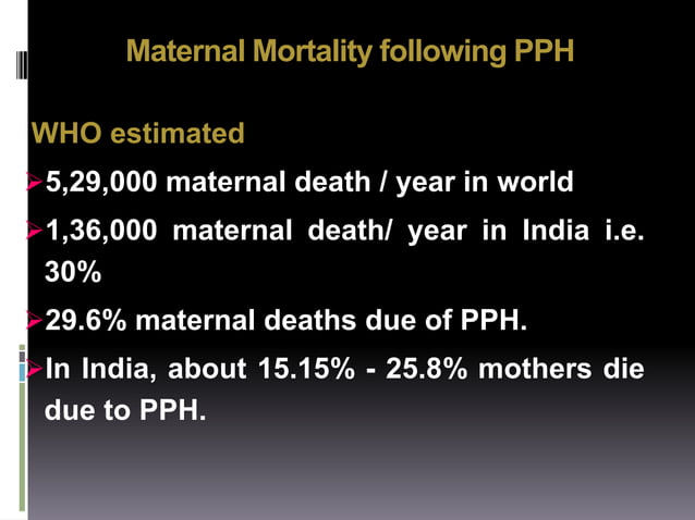 Surgical management of pph at tertiary center | PPTX | Pregnancy ...
