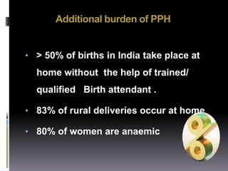 Surgical management of pph at tertiary center | PPTX