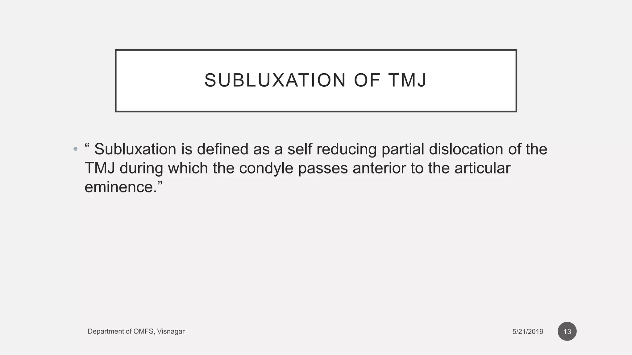 Journal Club on Surgical management of recurrent dislocation of tmj ...