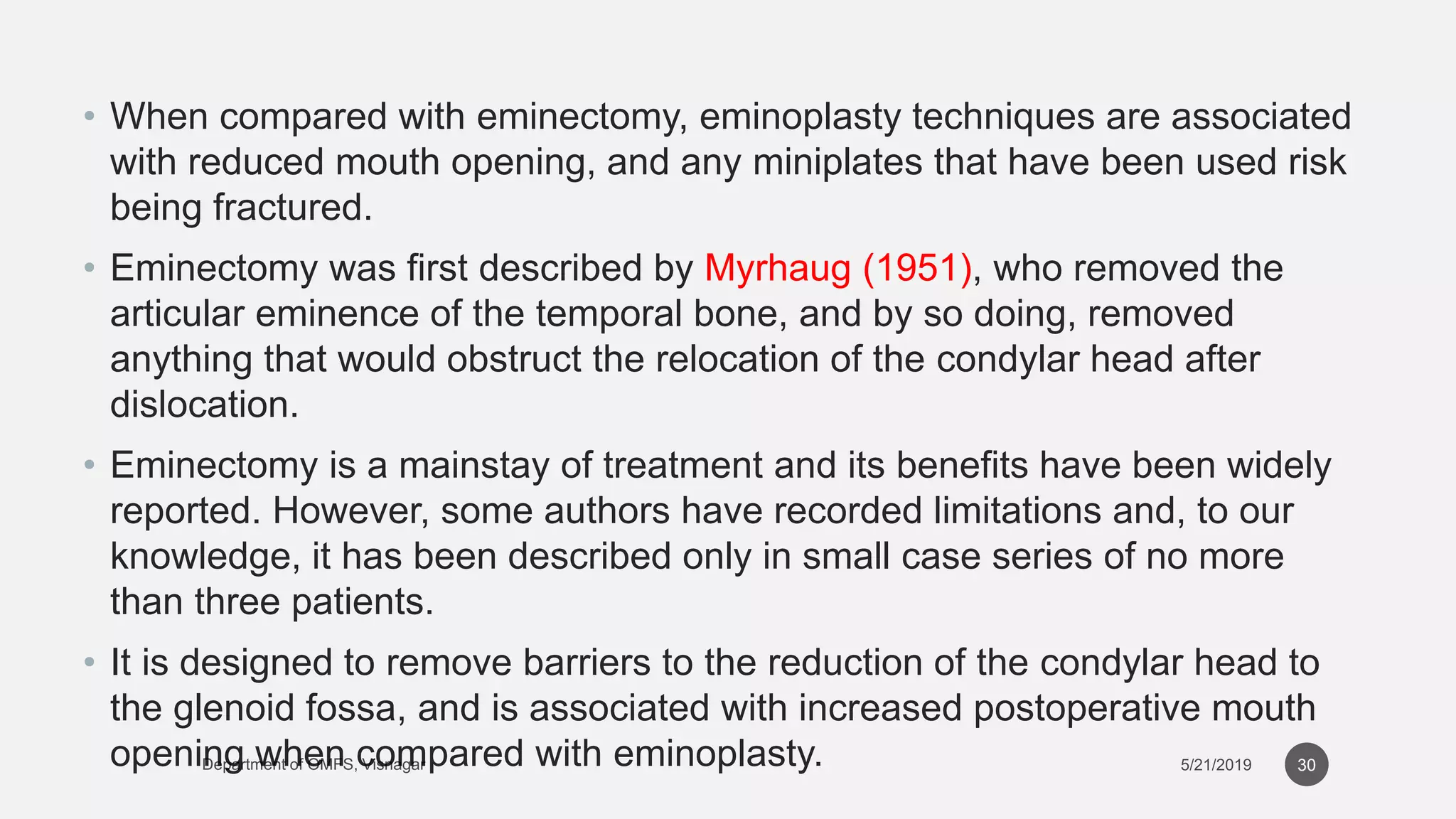 Journal Club on Surgical management of recurrent dislocation of tmj ...