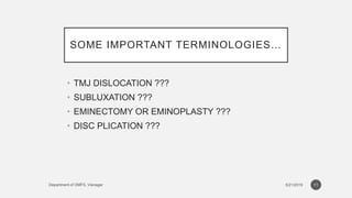 Journal Club on Surgical management of recurrent dislocation of tmj ...