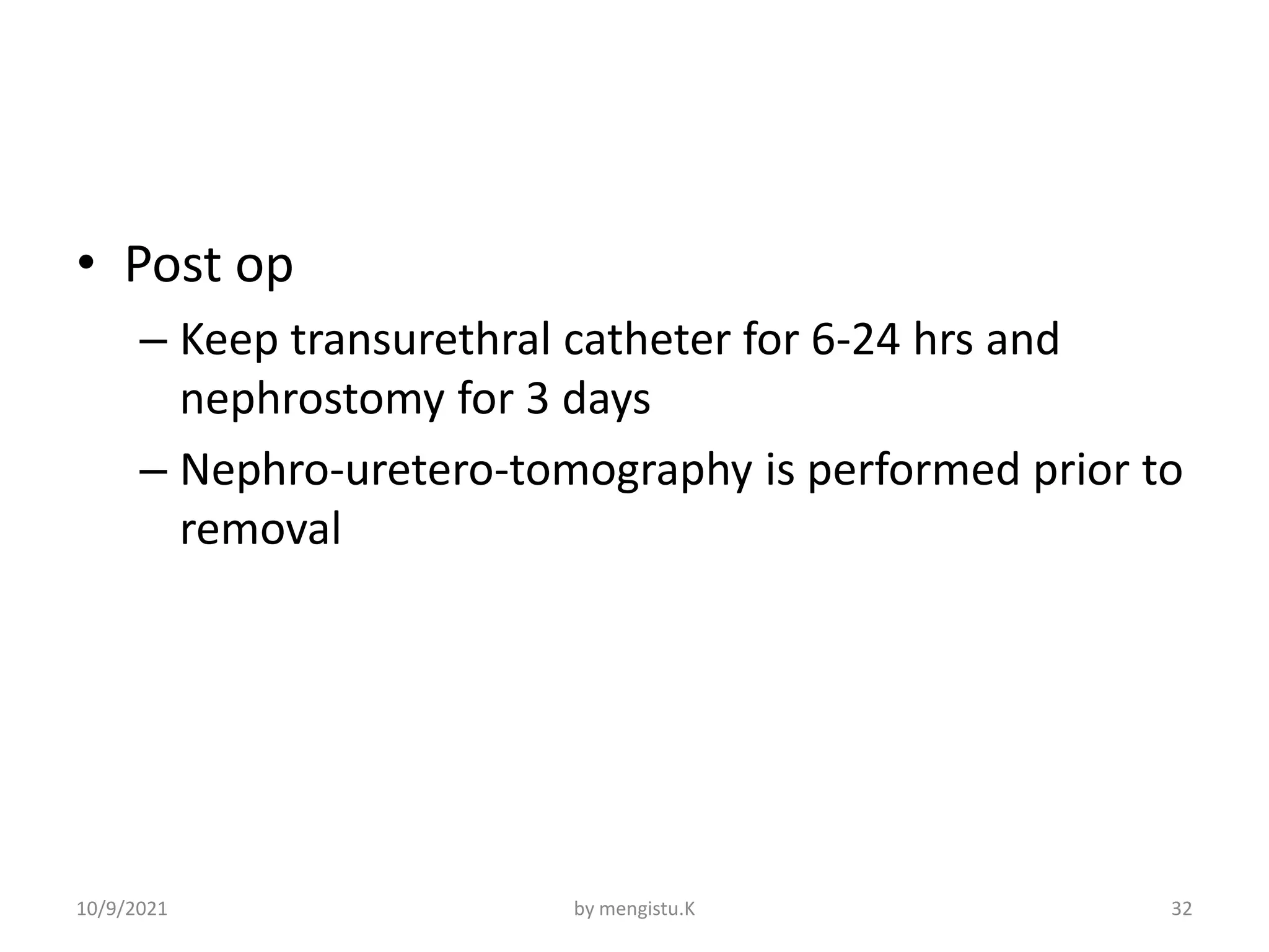 Surgical management of urolithiasis | PPTX