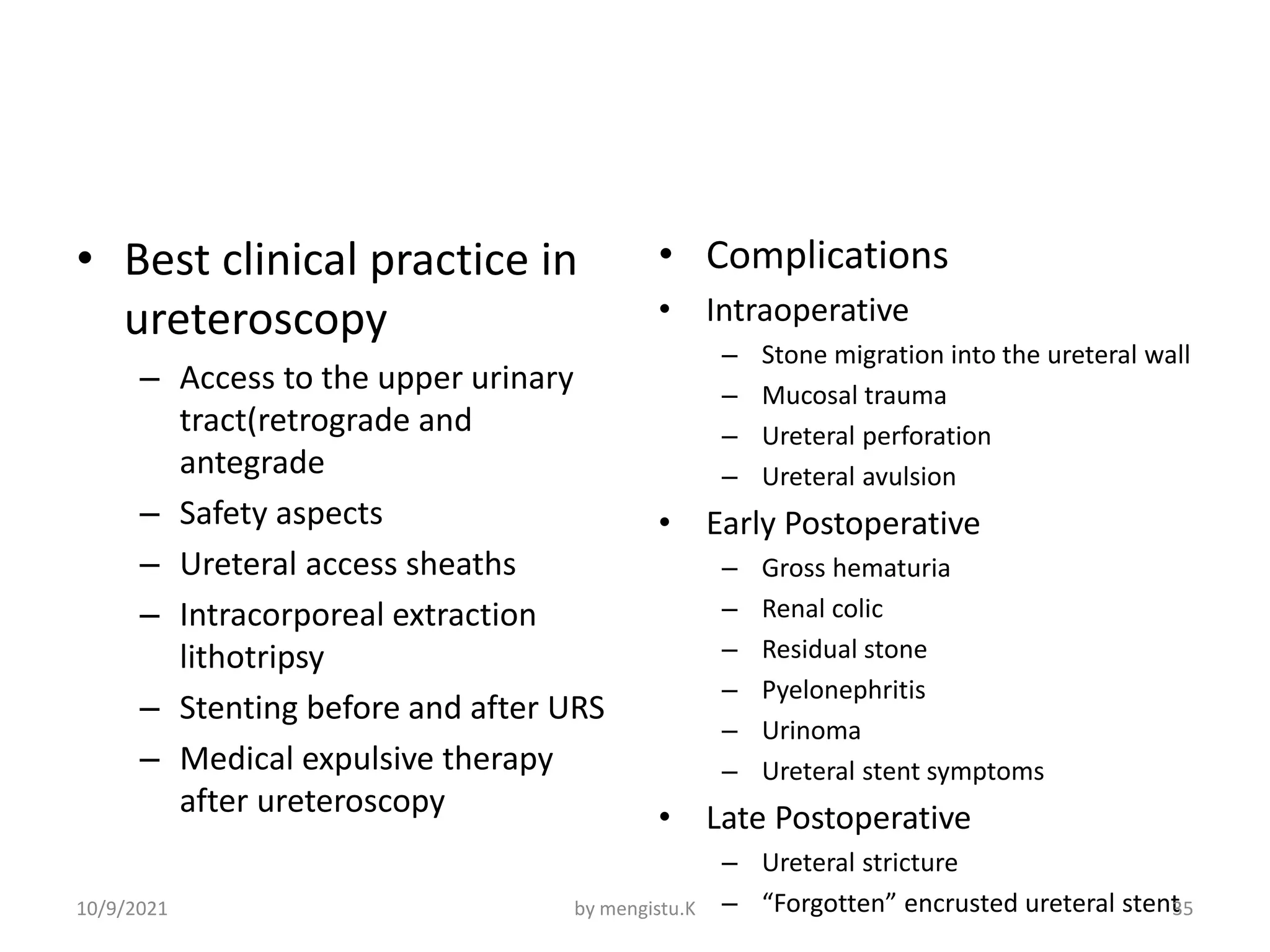 Surgical management of urolithiasis | PPTX