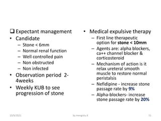 Surgical management of urolithiasis | PPTX