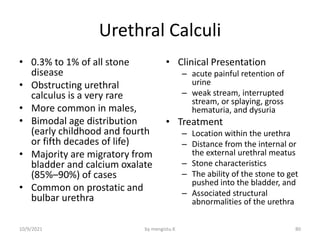 Surgical management of urolithiasis | PPTX