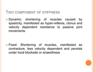 Surgical management of Spasticity | PPTX