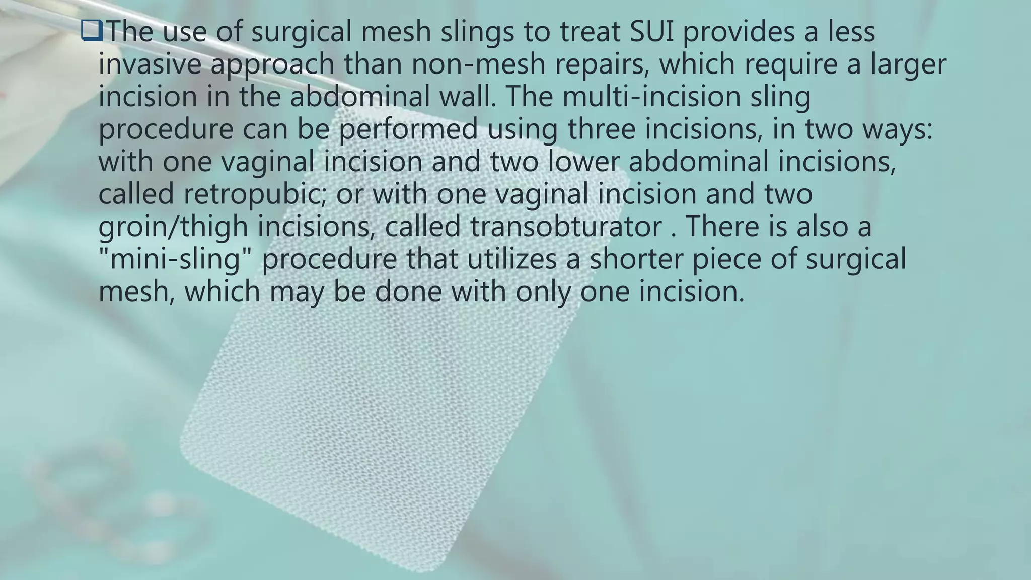 Surgical mesh | PPTX