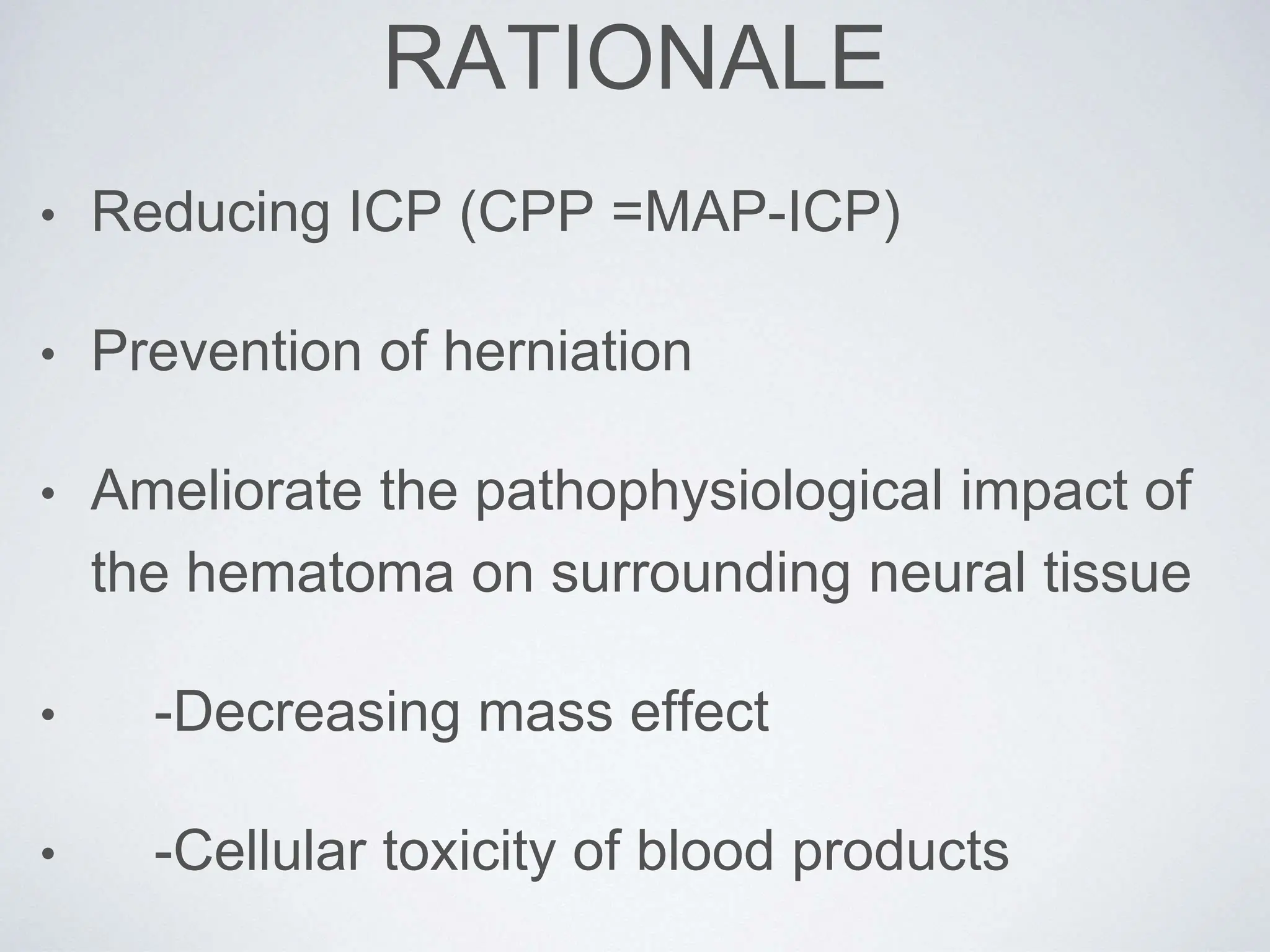 surgical mgt ICH of hemorraghic stroke. indications for surgery. | PPTX