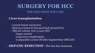 SURGICAL Mx of HCC 2021 . Dr ZEKI Abdurahman Abubeker | PPT
