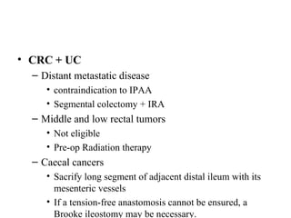 Surgical Management of Ulcerative Colitis | PPT