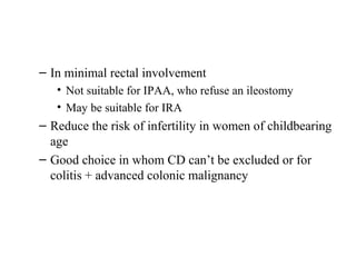 Surgical Management of Ulcerative Colitis | PPT