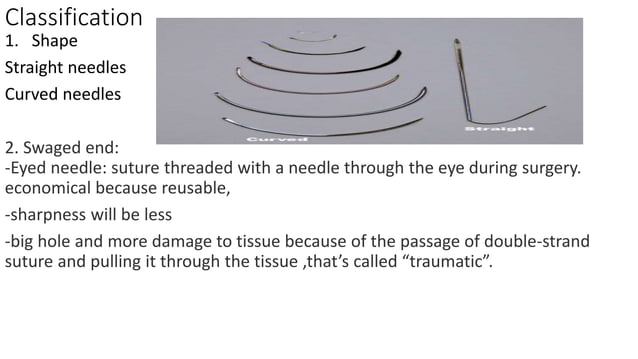 Surgical Needles.pptx | First Aid | Injuries