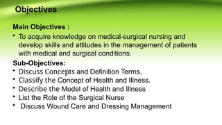 Surgical Nursing. Chapter One.pptxSurgical Nursing. Chapter One.pptx