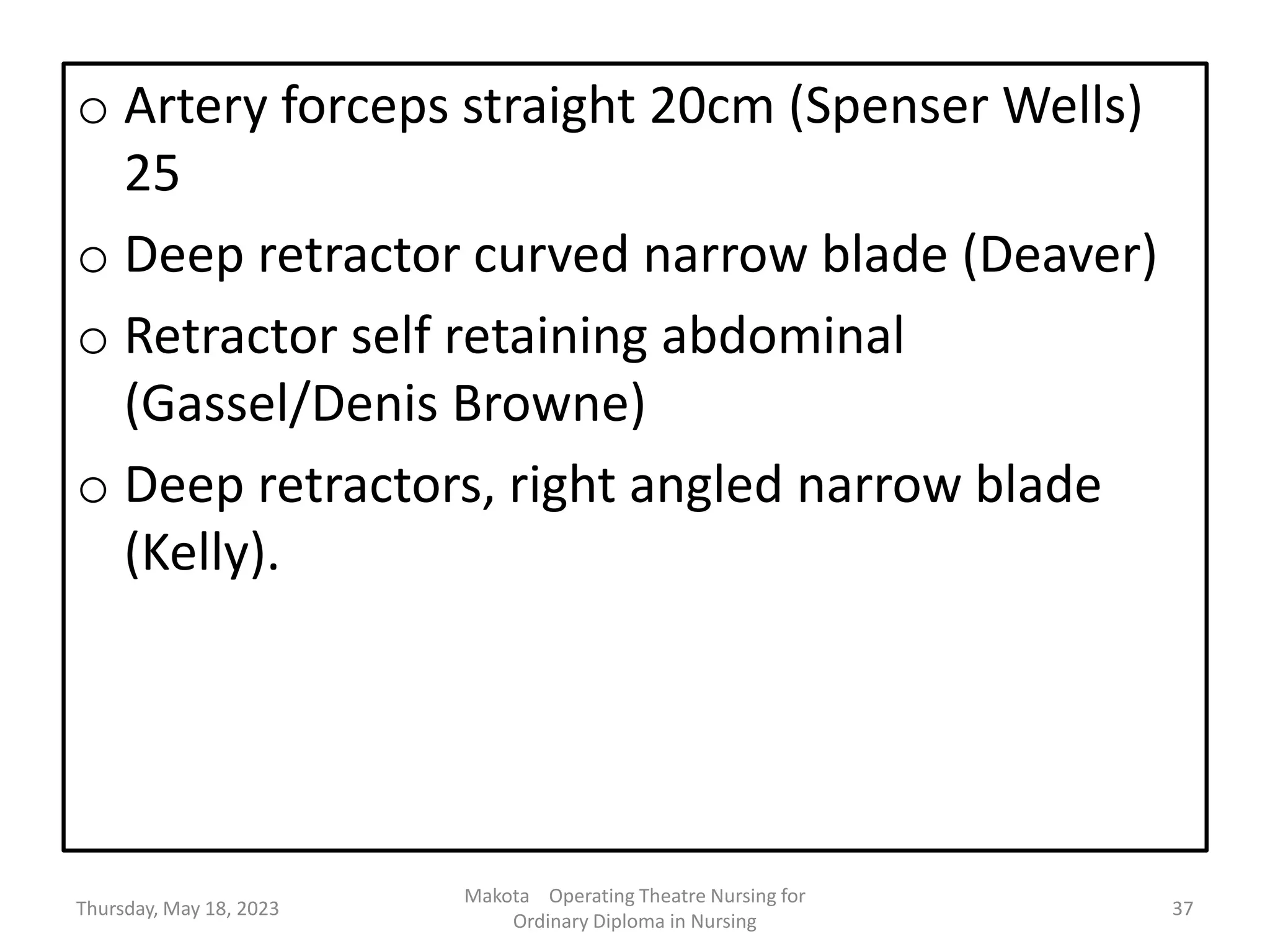 Surgical Nursing-Operatining Theatre Management.pptx
