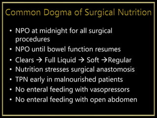 Update on Surgical Nutrition | PPTX