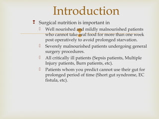 Surgical nutrition | PPT