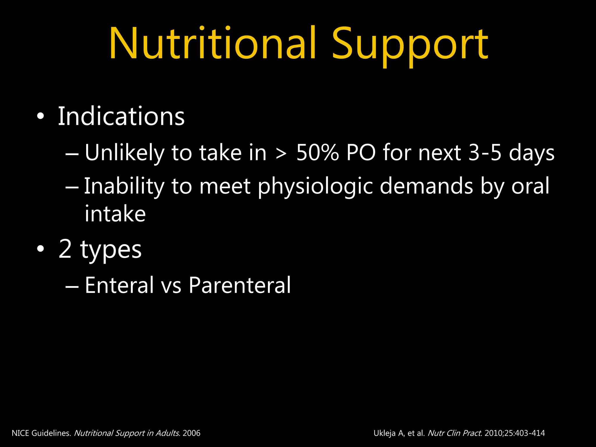 Surgical Nutrition | PPTX