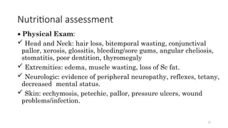 Surgical Nutrition Assessment a basic science | PPTX