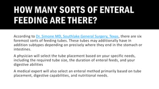 Surgical Nutrition – Enteral Feeding- How does it function and When to ...