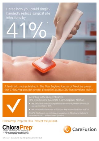 Surgical One Page Flyer | ChloraPrep UK Infection Prevention & Control ...