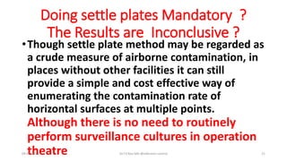 Surgical operation theater standards Dr.T.V.Rao MD | PPT