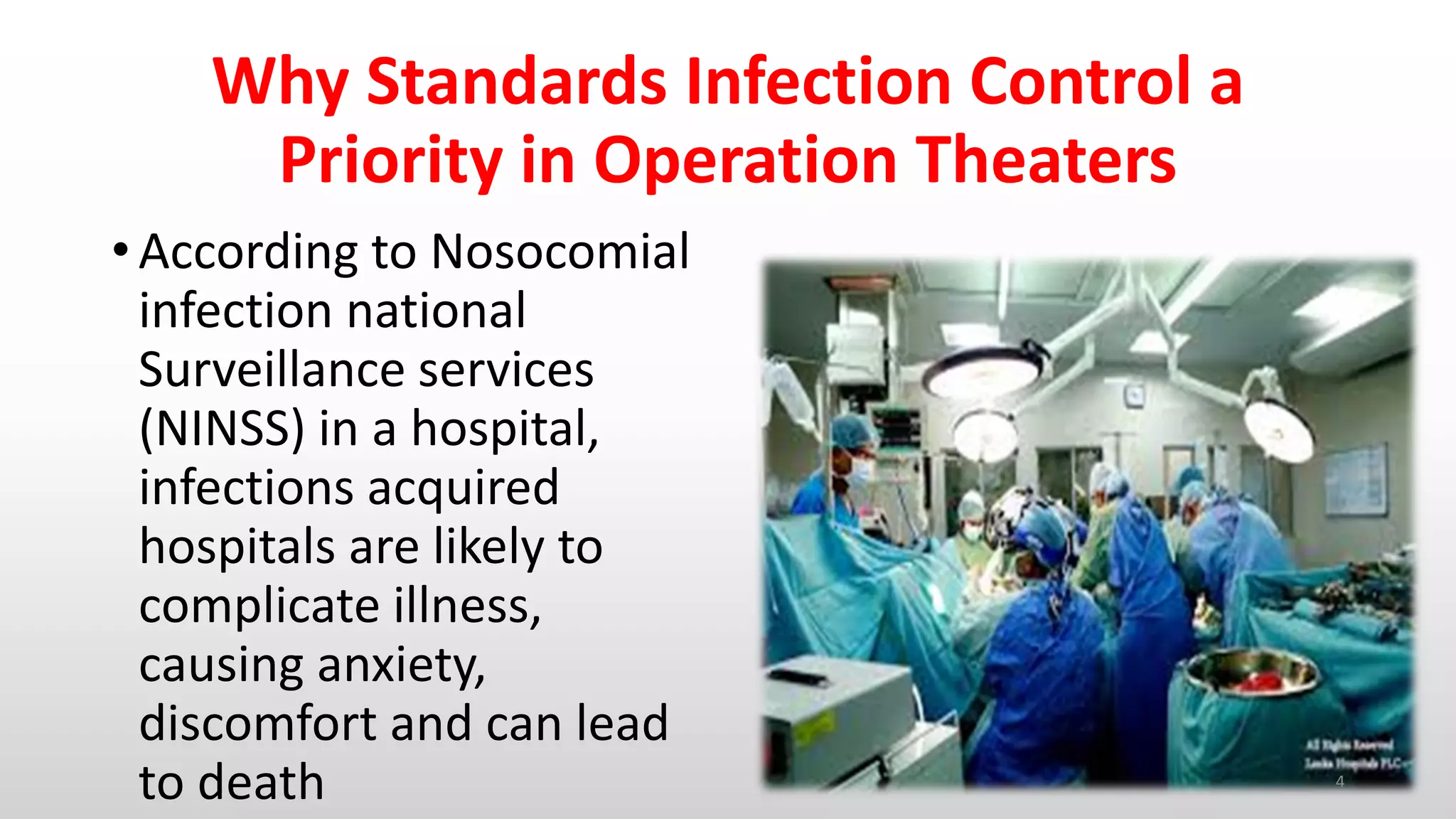Surgical operation theater standards | PDF