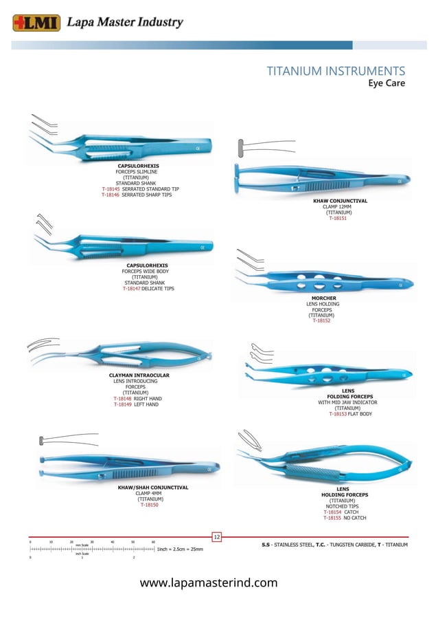 Surgical ophthalmic Eye instruments PDF Catalogue High Quality | PDF