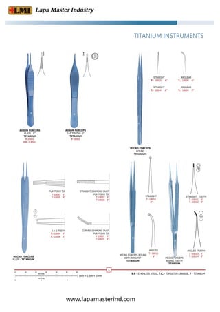 Surgical ophthalmic Eye instruments PDF Catalogue High Quality | PDF