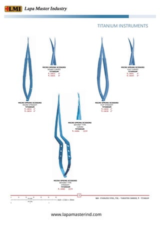 Surgical ophthalmic Eye instruments PDF Catalogue High Quality | PDF