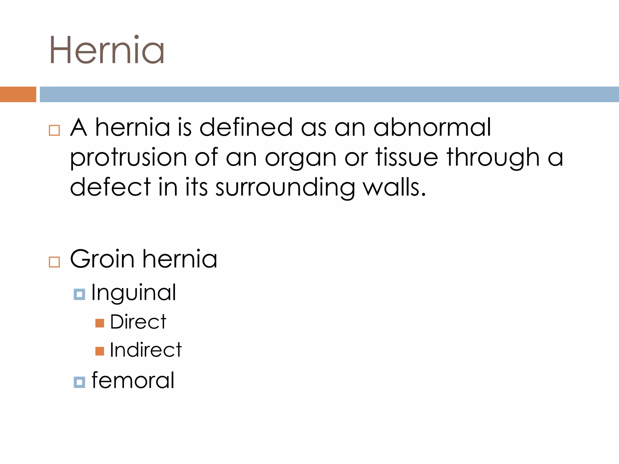 Surgical Options In The Management Of Hernia Repair | PPTX