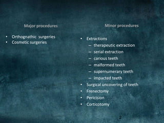Surgery in orthodontics | PPTX
