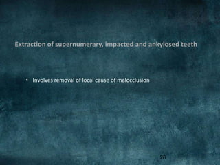 Surgery in orthodontics | PPTX