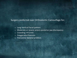 Surgery in orthodontics | PPTX